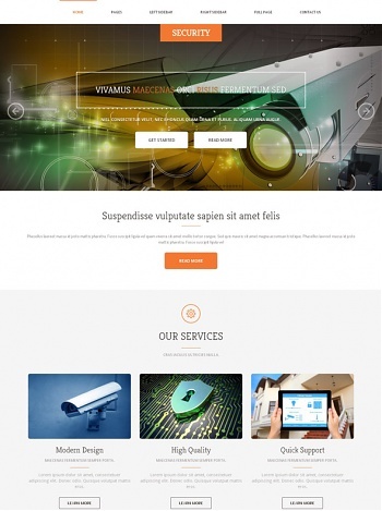 Military & Security - Website Templates - DreamTemplate
