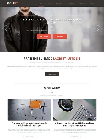 Military & Security - Website Templates - DreamTemplate