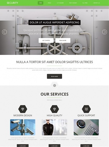 Military & Security - Website Templates - DreamTemplate