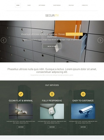 Military & Security - Website Templates - DreamTemplate