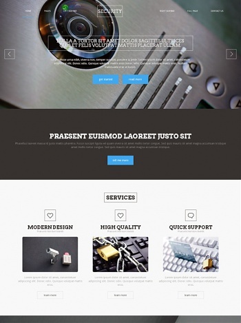 Military & Security - Website Templates - DreamTemplate