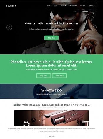 Military & Security - Website Templates - DreamTemplate