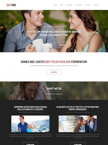 Love & Dating - Website Templates - DreamTemplate