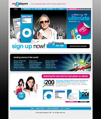 Electronics & Gadgets - Website Templates - DreamTemplate