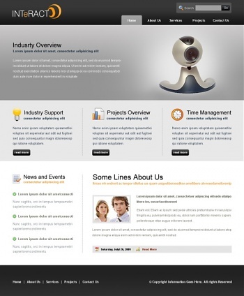 Electronics & Gadgets - Website Templates - DreamTemplate