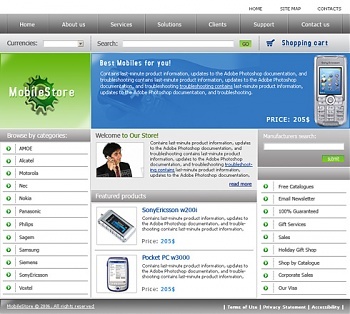 Electronics & Gadgets - Website Templates - DreamTemplate