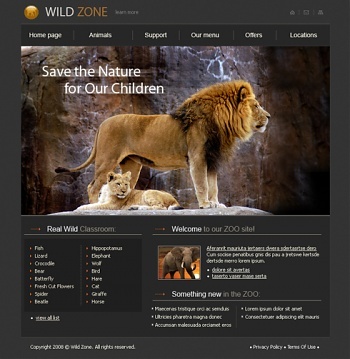 Animals & Pets - Website Templates - DreamTemplate