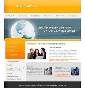 Communications - Website Templates - DreamTemplate