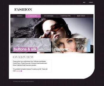 Beauty & Fashion - Website Templates - DreamTemplate