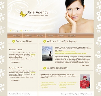 Beauty & Fashion - Website Templates - DreamTemplate