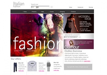 Beauty & Fashion - Website Templates - DreamTemplate