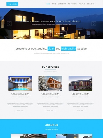 Real Estate & Building - Website Templates - DreamTemplate